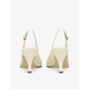 AeydĒ Carla 75 Leather Slingback Pumps