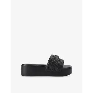 Kurt Geiger Meena Eagle Quilted Platform Sandals