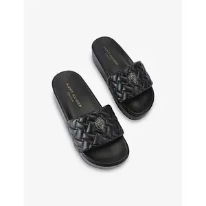 Kurt Geiger Meena Eagle Quilted Platform Sandals