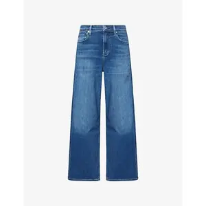 Citizens Of Humanity Lyra Wide-leg Crop Jeans - Augusta