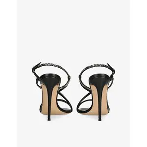 Casadei Josephine Julia 100 Leather Heeled Sandals