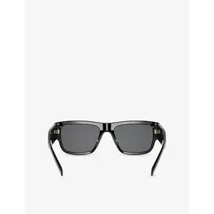 Versace Ve4406 Rectangle-frame Acetate Sunglasses