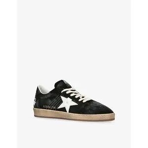 GOLDEN GOOSE Ballstar Suede Trainers - Black