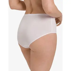 Hanro Seamless High-rise Jersey Briefs - White