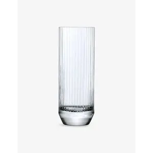 NUDE Big Top High Ball Crystal Glasses Set Of Four - Clear