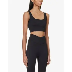 ADANOLA Ad Core Square Neck Bra - Black