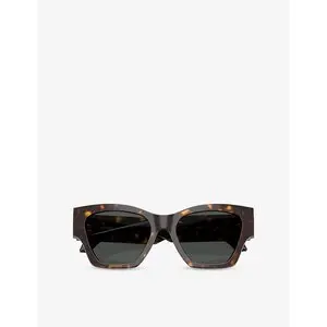 Versace Ve4492u Square-frame Tortoiseshell Acetate Sunglasses - Brown