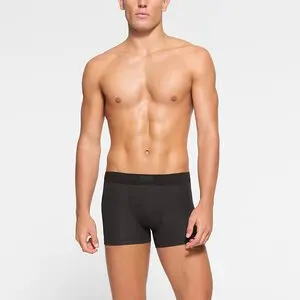 SKIMS Branded-waistband 3in Pack Of Three Stretch-cotton Boxer Briefs - Heather Multi