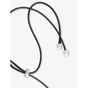 HEAVEN MAYHEM Silver-plated Brass Necklace - Silver/black