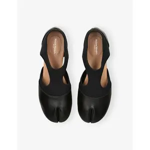 MAISON MARGIELA Tabi Jazz Leather And Woven Loafers