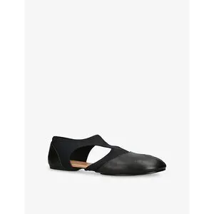 MAISON MARGIELA Tabi Jazz Leather And Woven Loafers