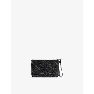 Zadig&Voltaire Revoltaire Z Monogram Faux-leather Pouch - Black
