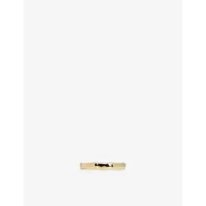 Monica Vinader 14ct Yellow Hammered Band Ring