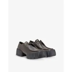 DIESEL® D-tex Wb Leather Shoes With Chunky Sole - H1509