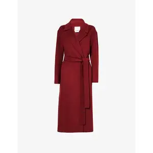Max Mara Wool Robe Coat - Raspberry