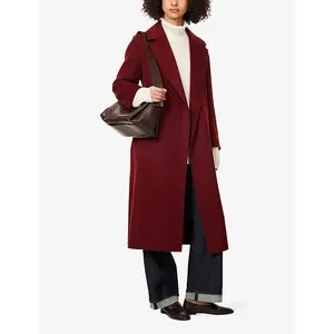 Max Mara Wool Robe Coat - Raspberry