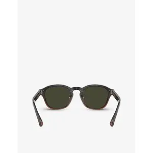 Brunello Cucinelli Round Frame Acetate Sunglasses