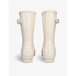 Hunter Mid Calf Rubber Wellington Boots - Bone