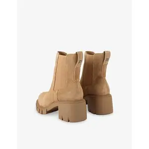 Kurt Geiger Suede Ankle Boots With Block Heel