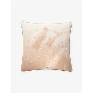 Cartier Panthère De Square Cashmere Cushion 50cm X 50cm - Beige