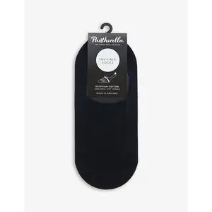 Pantherella Cotton-blend Invisible Socks - Navy
