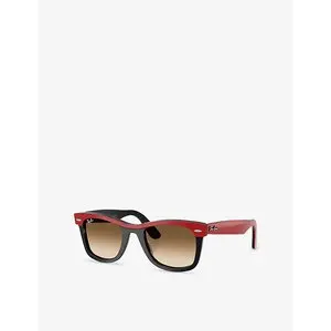 Ray-ban Wayfarer Rectangle-frame Acetate Sunglasses