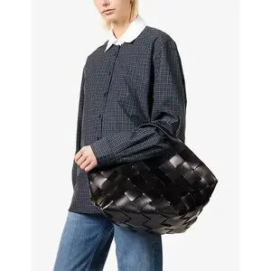 Dragon Diffusion Botteghe Leather Mini Tote Bag - Black