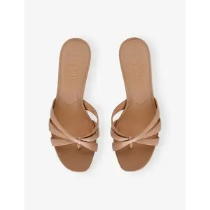 Steve Madden Cary Faux-leather Heeled Sandals