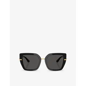 Dolce & Gabbana Cat-eye Acetate Sunglasses - Black