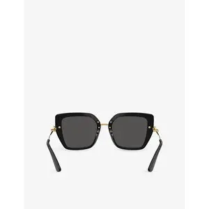 Dolce & Gabbana Cat Eye Acetate Sunglasses - Black