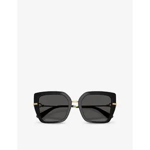 Dolce & Gabbana Cat Eye Acetate Sunglasses - Black