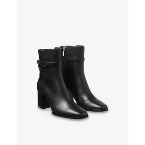 JIMMY CHOO Lawton Ab 65 Leather Ankle Boots