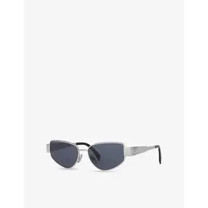 Celine Square-frame Metal Sunglasses