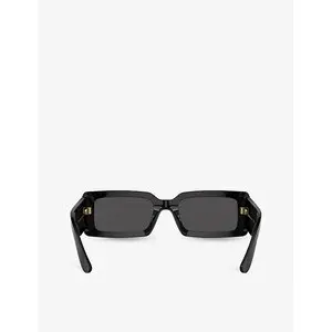 Dolce & Gabbana Rectangle Frame Acetate Sunglasses