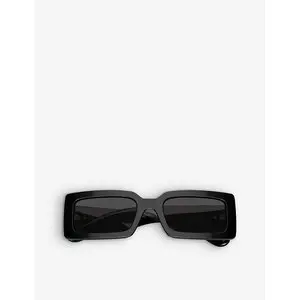 Dolce & Gabbana Rectangle Frame Acetate Sunglasses