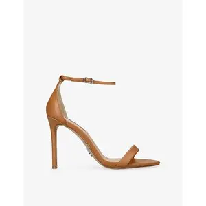 Steve Madden Tecy Leather Heeled Sandals - Camel
