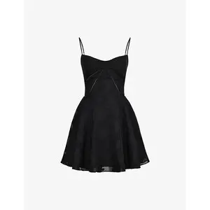 House Of Cb Woven Mini Dress - Black