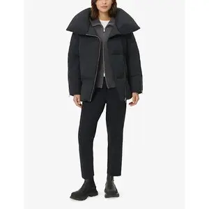 Sweaty Betty Nimbus Cloud Funnel Neck Down Puffer Jacket - Black