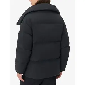 Sweaty Betty Nimbus Cloud Funnel Neck Down Puffer Jacket - Black