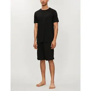 Derek Rose Basel Stretch-modal T-shirt - Black