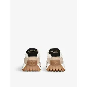 Sam Edelman Langley Suede And Mesh Low-top Trainers
