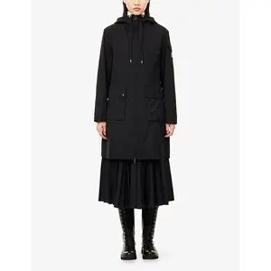 Moncler Laerte Long Tech-woven Parka