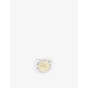 SERGE DENIMES Compass Sterling Signet Ring - Silver