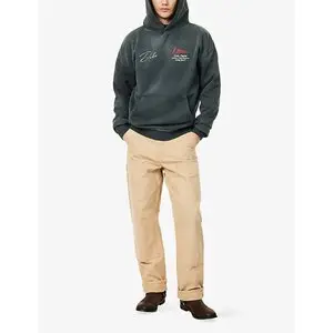 DUKE + DEXTER Washed Cotton-jersey Hoodie