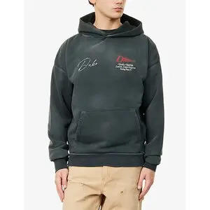 DUKE + DEXTER Washed Cotton-jersey Hoodie