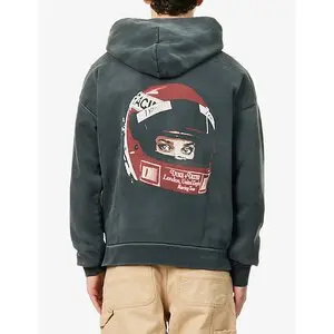 DUKE + DEXTER Washed Cotton-jersey Hoodie