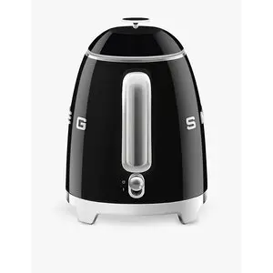 SMEG Klf05 Logo-plaque Mini Stainless-steel Kettle 800ml - Black