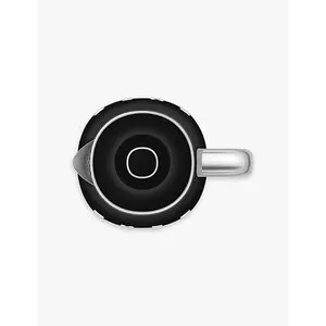 SMEG Klf05 Logo-plaque Mini Stainless-steel Kettle 800ml - Black