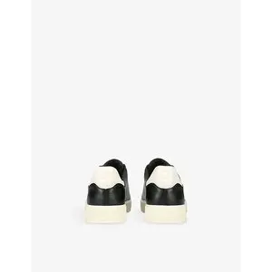 Cole Haan Grandpro Luxe Leather Low-top Trainers - Blk/white
