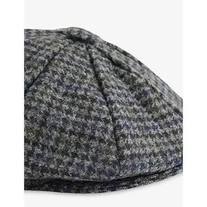 DENTS Blagdon Checked Wool Cap